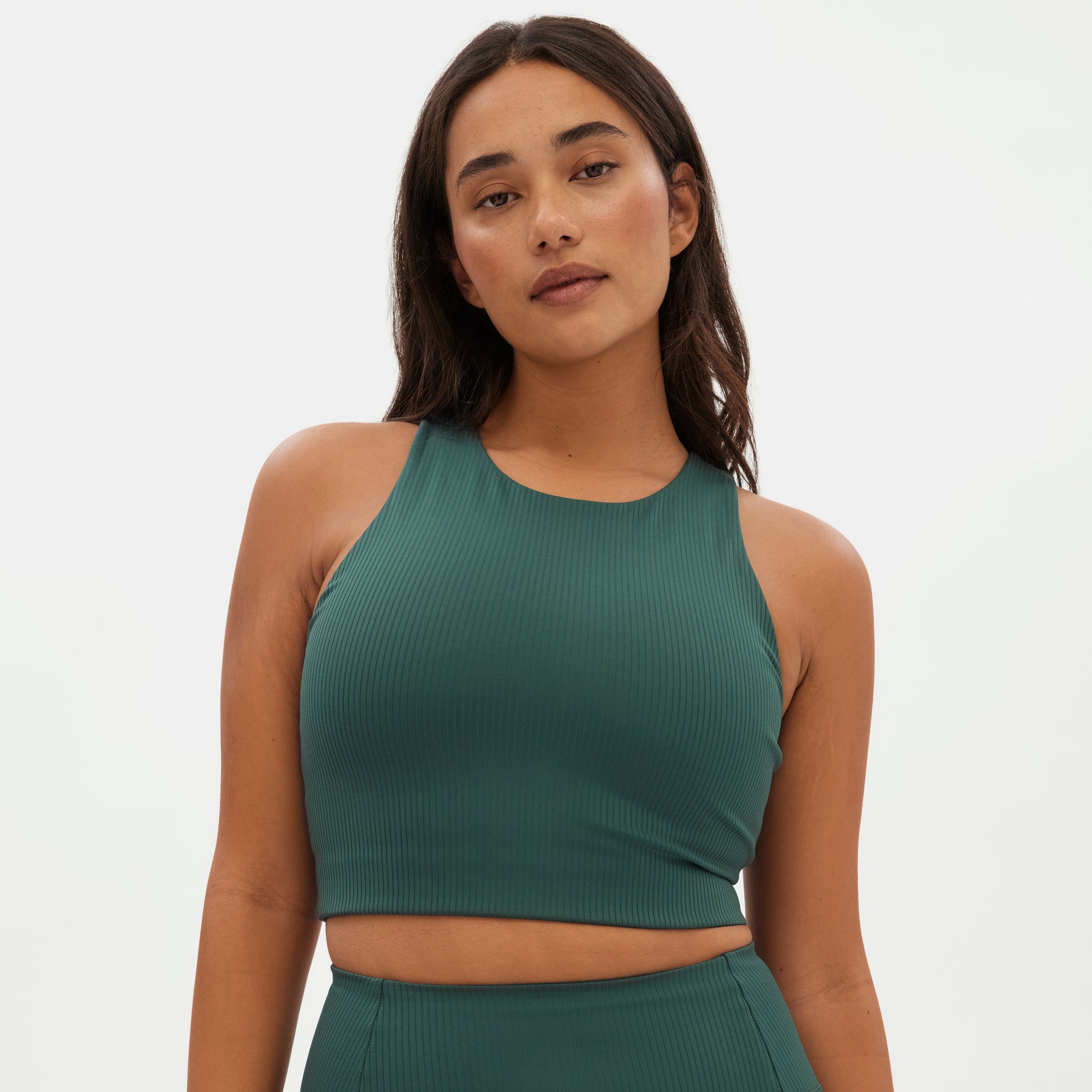 Girlfriend Collective Crop Sport-BH "Dylan"