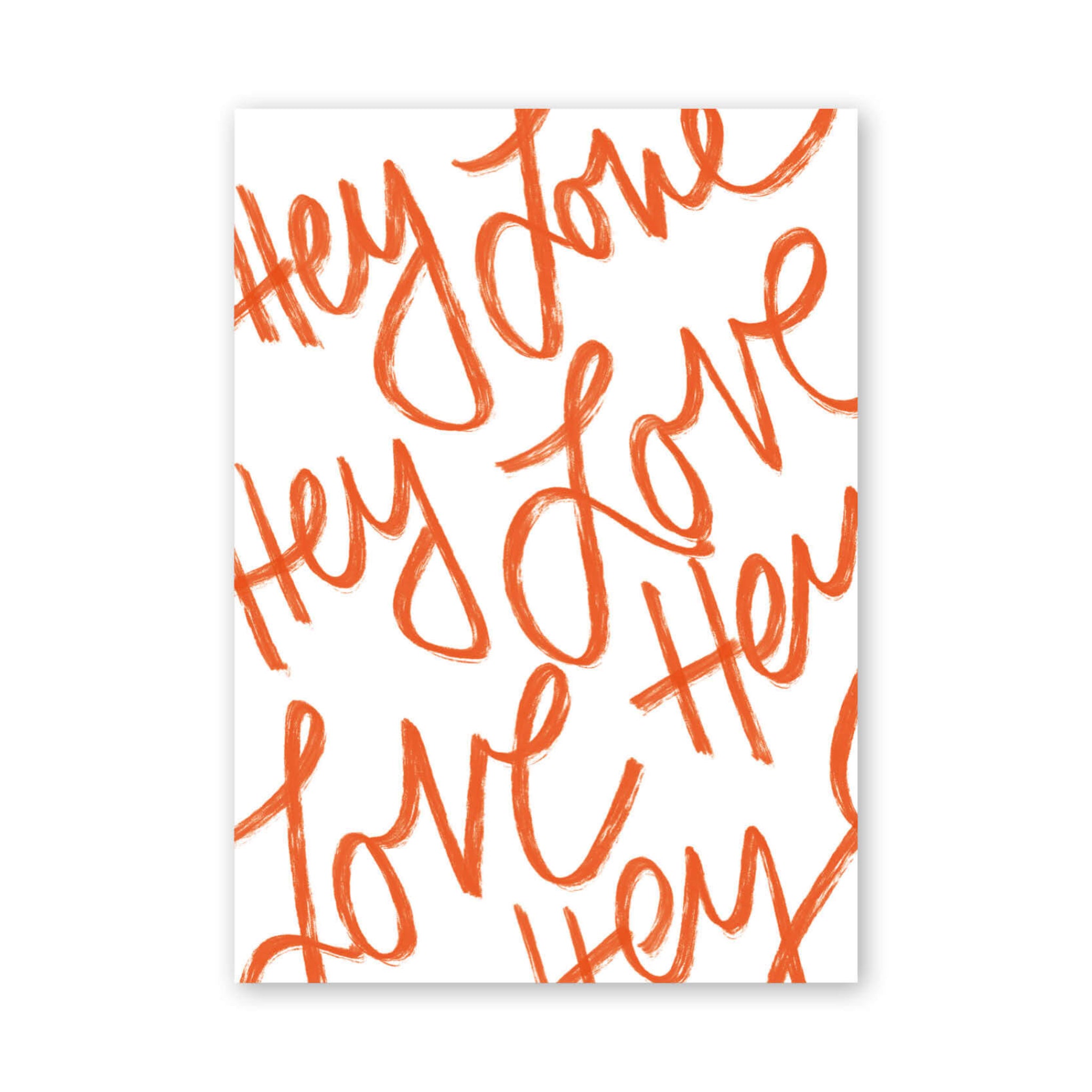 Send positive vibes Postkarten "Special" aus Holzschliffpappe